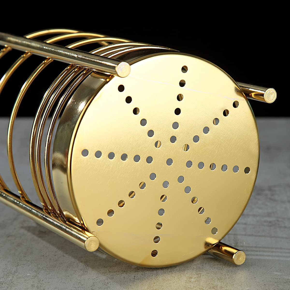 4 SEASONS FURNITURE 38-Piece Gold Kitchen Utensil Set: Non-Stick ...