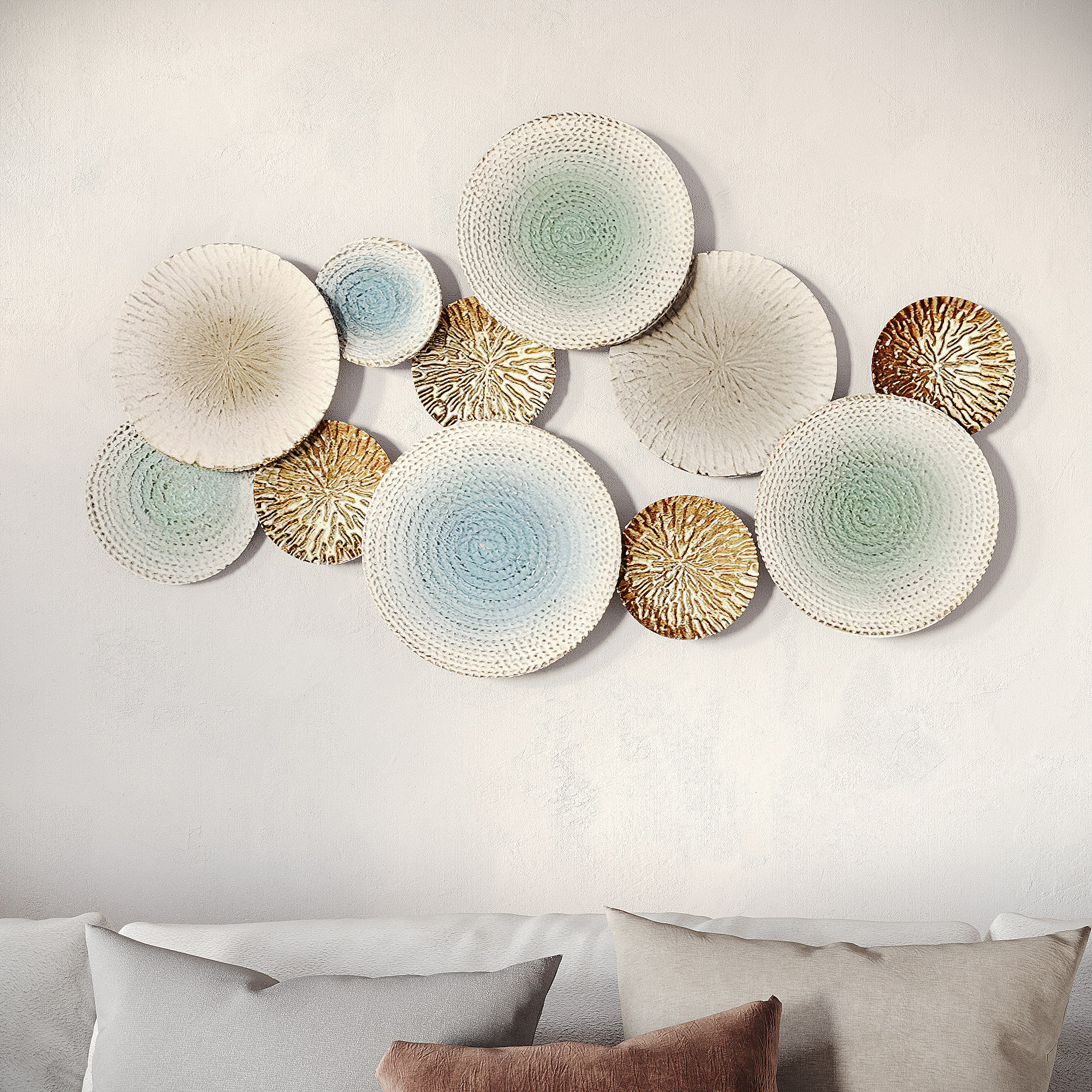 Mercer41 Selena Geometric Metal Modern Wall Plates & Reviews | Wayfair