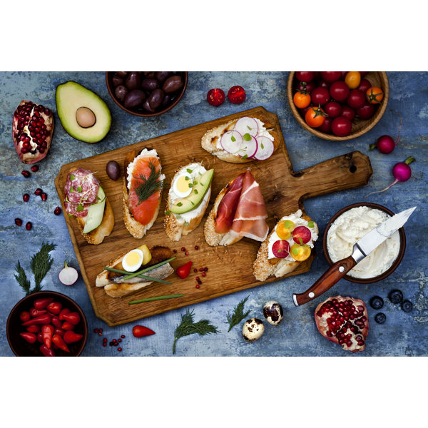 Ebern Designs Kyisha " Traditional Spanish Tapas Set " on Canvas | Wayfair