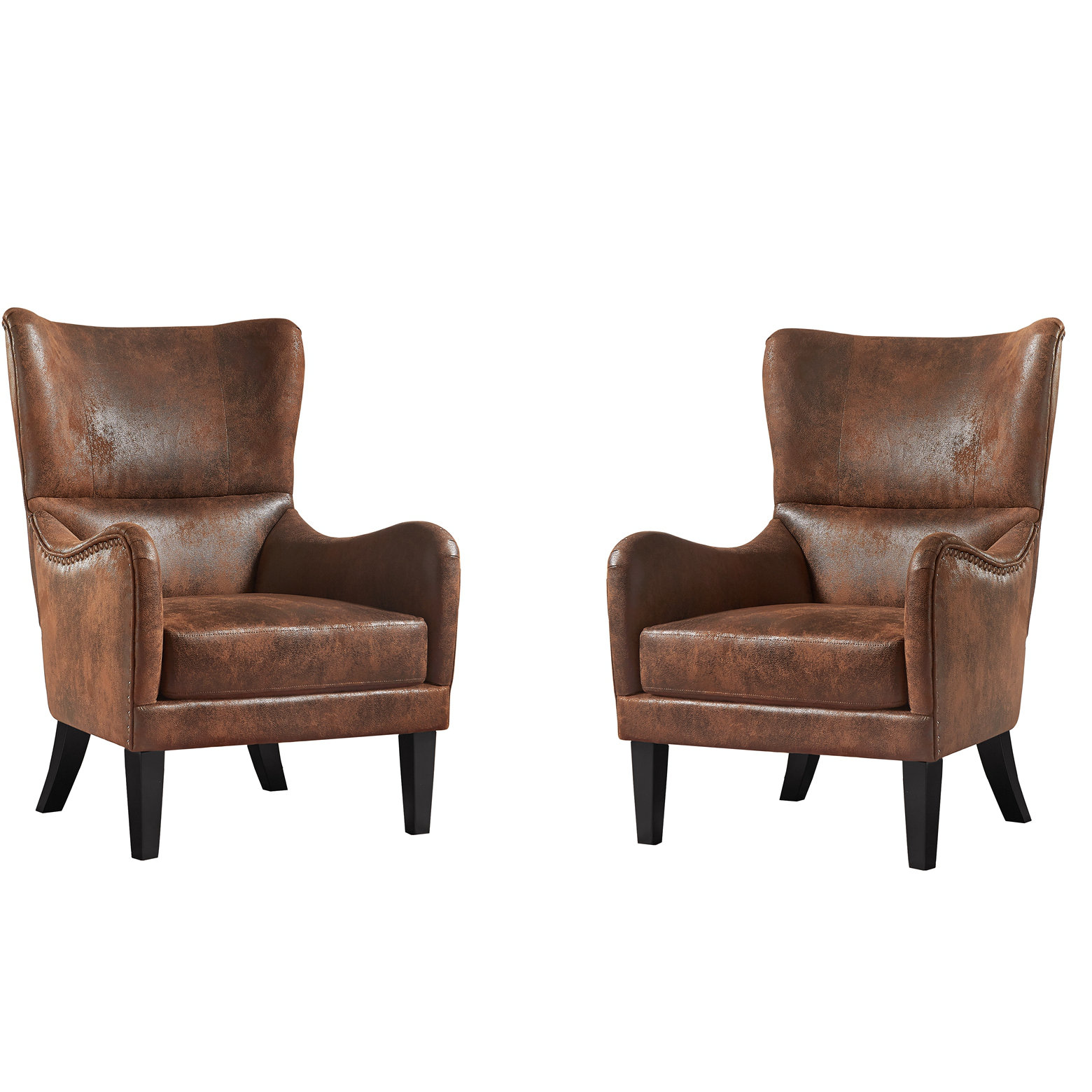 Everly Quinn HI-BACK Studded Chair,Arm Chair,Living-Room,Study And ...