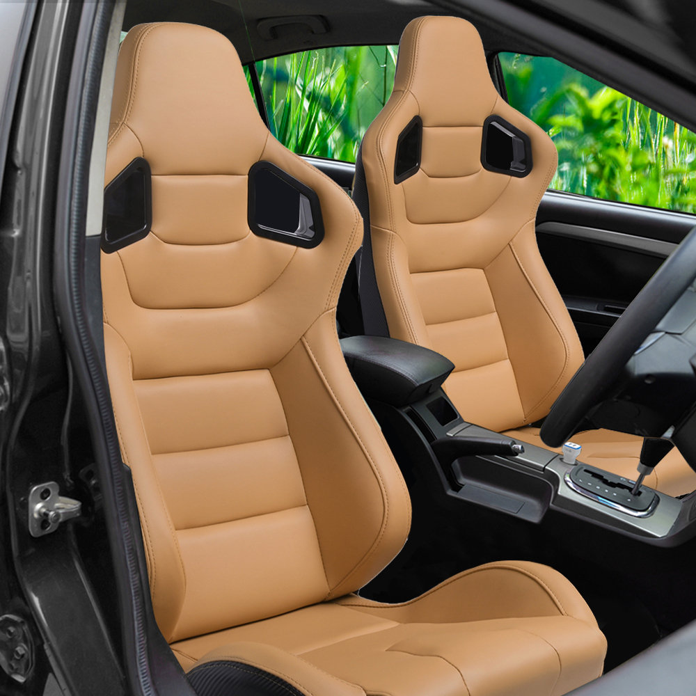 Inbox Zero Adjustable Reclining Ergonomic Faux Leather PC & Racing Game ...