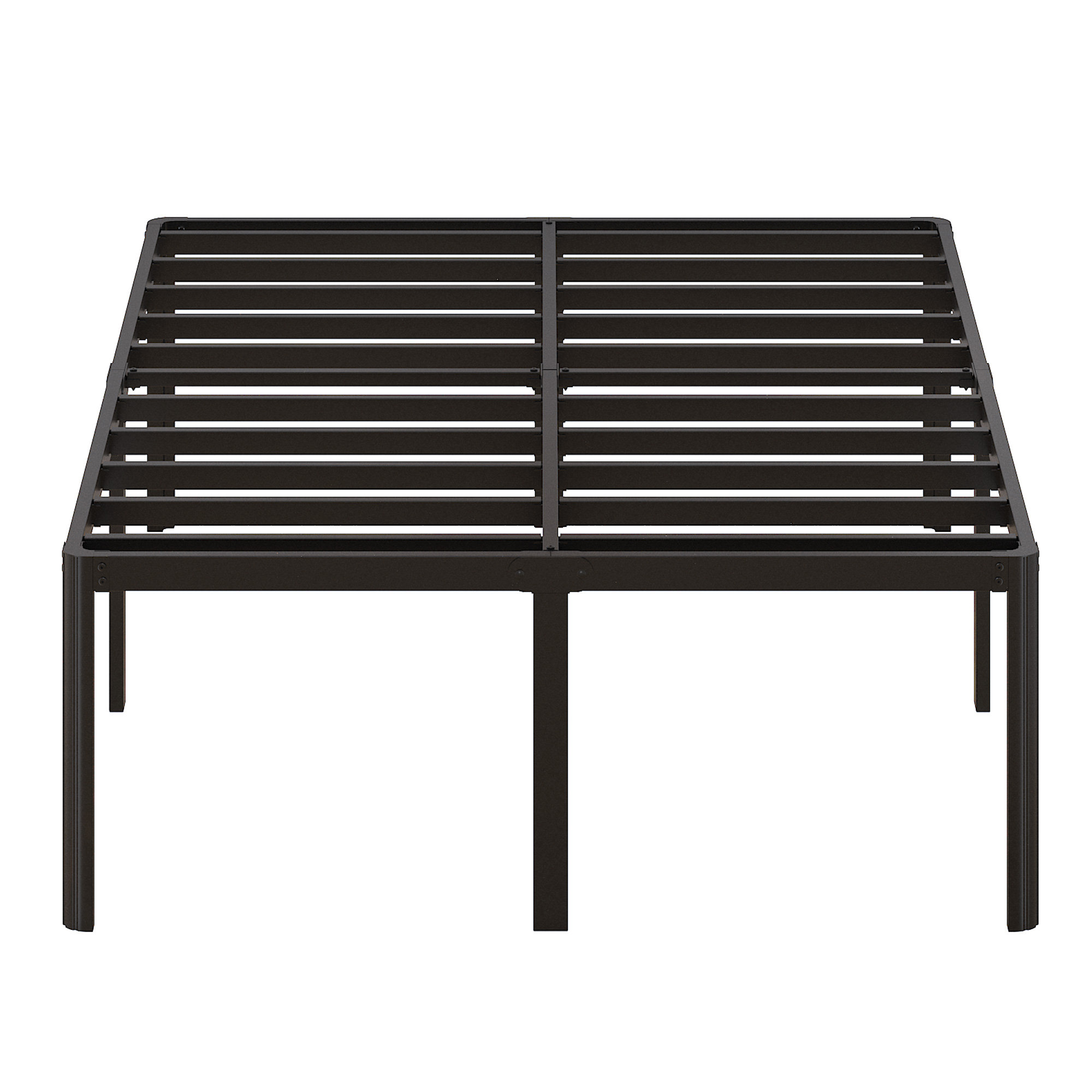 Ebern Designs 24 Inch Bed Frame with Rounded Corner Legs & Reviews ...