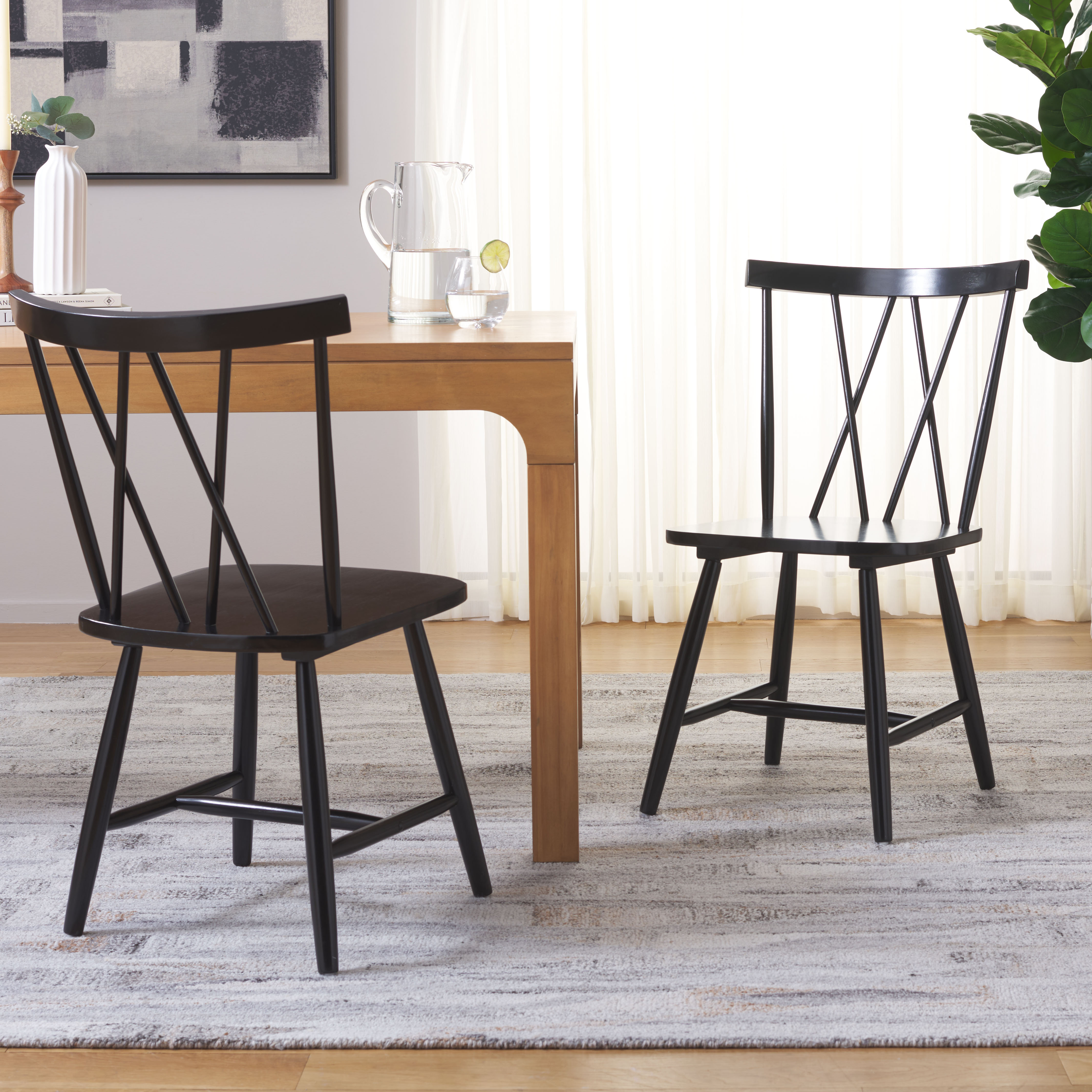 Sand & Stable™ Jordyn Solid Wood Side Chair | Wayfair