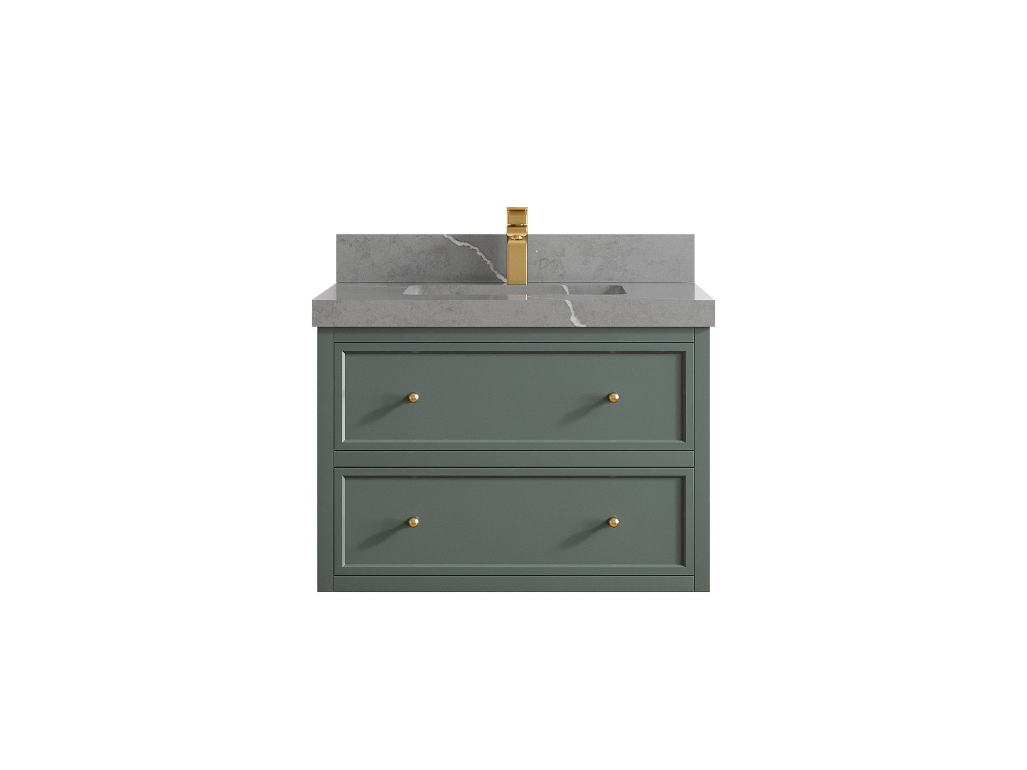 Willow Collections Roswell Floating 30'' Single Bathroom Vanity with ...