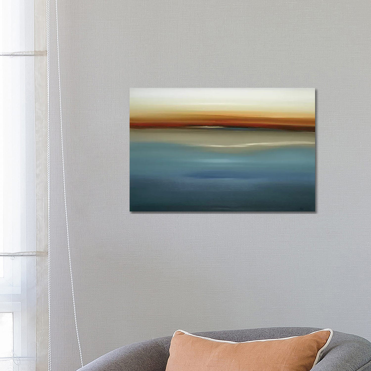 Ebern Designs Beside the Blue II | Wayfair.co.uk