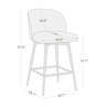 Wade Logan® Benedit Swivel 27.1'' Counter Stool & Reviews | Wayfair