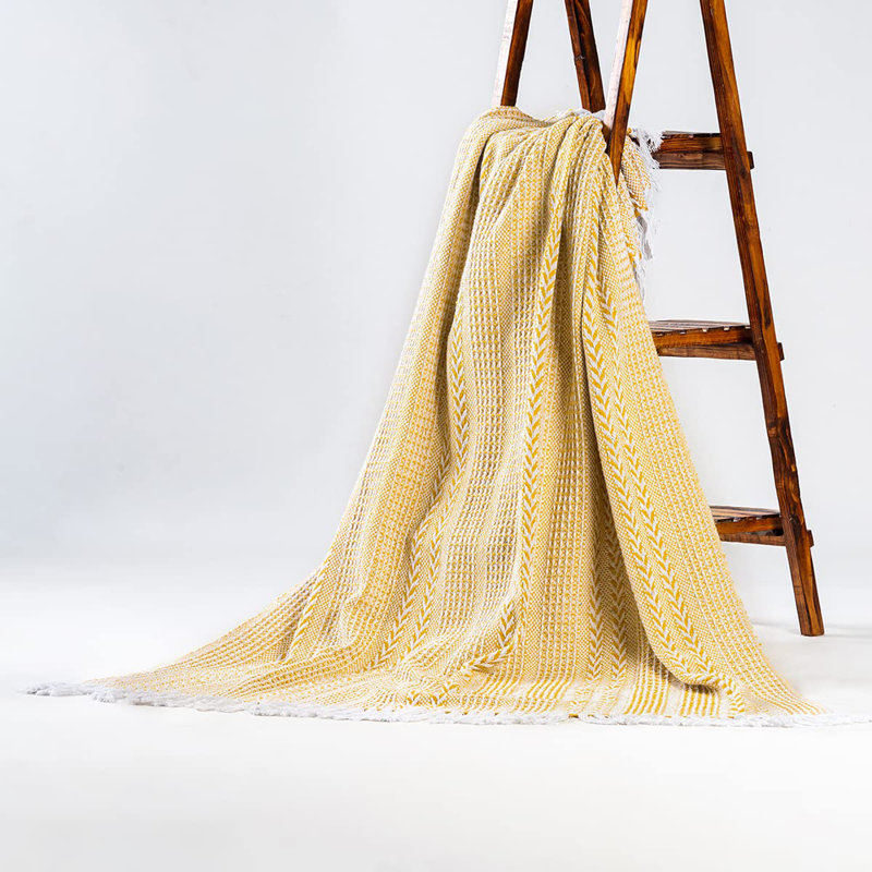 Chardin Home 100% Cotton Throw & Reviews | Wayfair