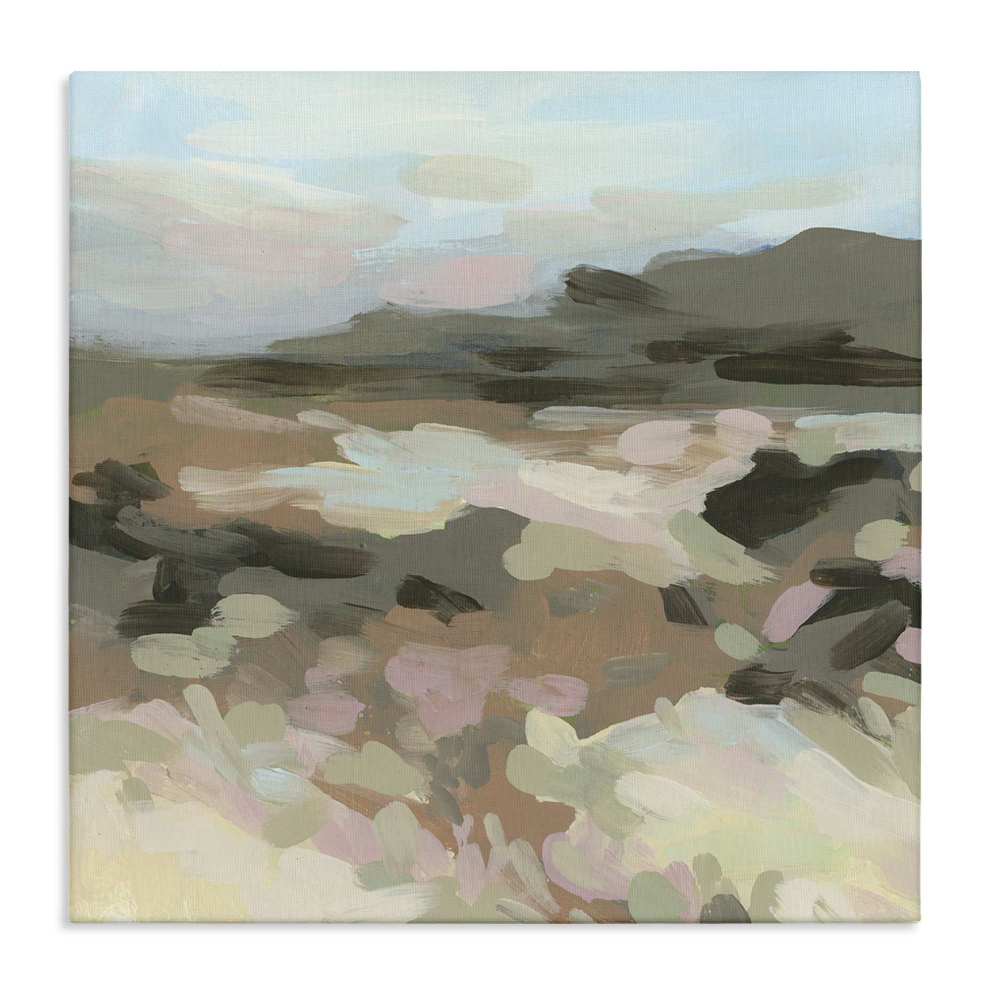 Wrought Studio™ Modern Brushed Landscape Canvas Wall Art by June Erica ...