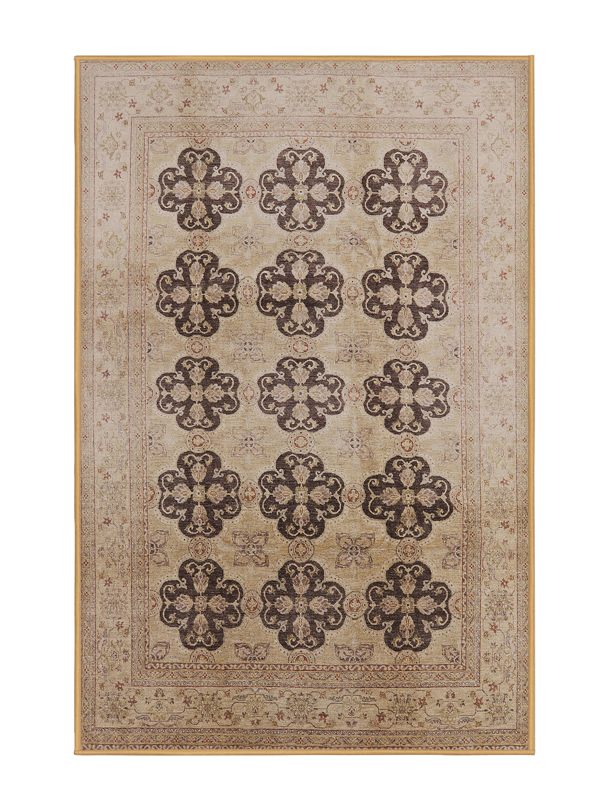 Charlton Home® Malthe Oriental Beige Area Rug | Wayfair