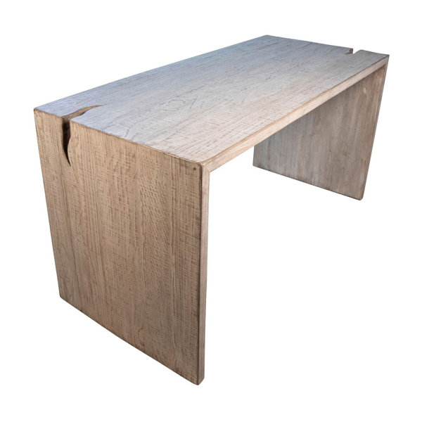 Dovetail Furniture Merwin Reclaimed Pine 68" Waterfall Style Dining ...