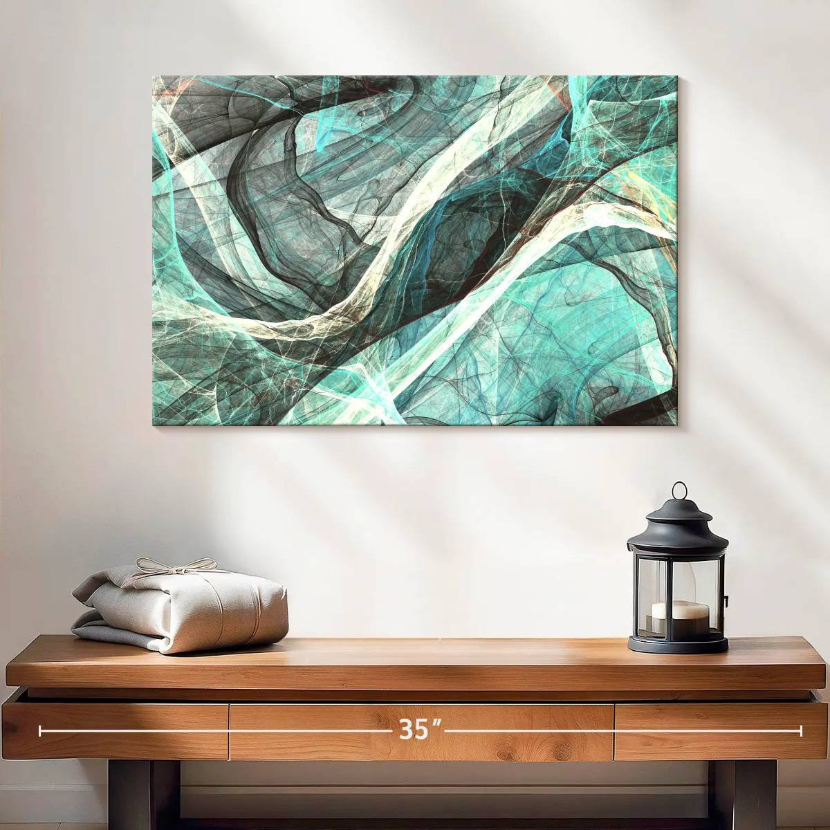 Wade Logan Avery Abstract Smoky Ocean - Wayfair Canada