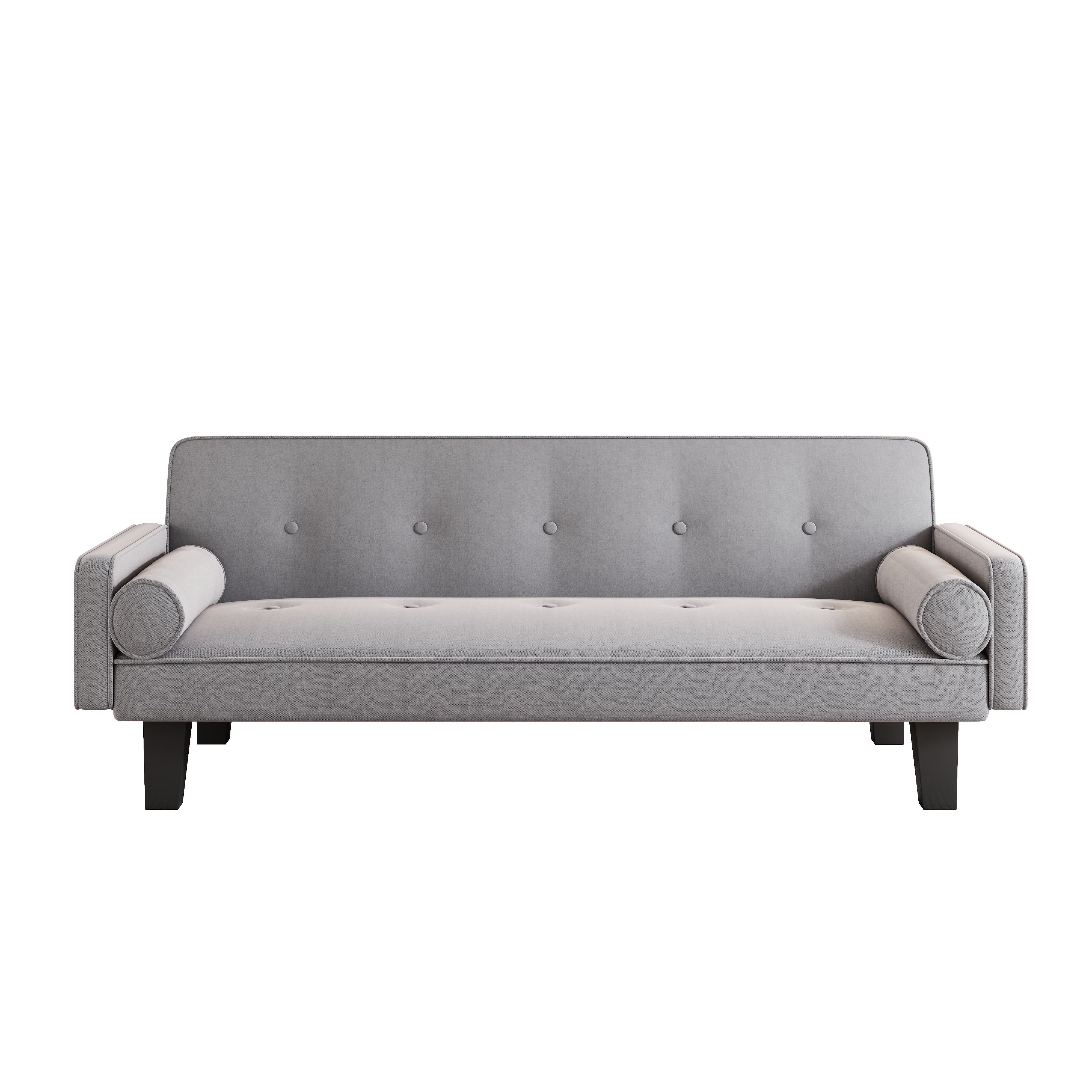 Latitude Run® Minster 72-Inch Cotton And Linen Sofa Bed Apartment ...