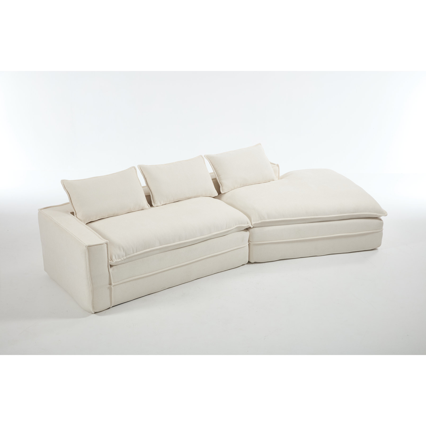 Brayden Studio Modern Minimalist Modular Sectional Sofa - Wayfair Canada