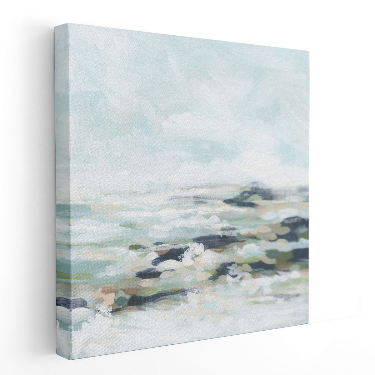 Ivy Bronx Seafoam Shoals II - Canvas Print Wall Art | Wayfair