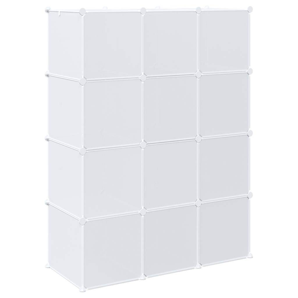 Orren Ellis Storage Cube Organizer White Polypropylene Plastic Medium ...