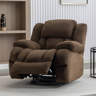Latitude Run® Kinue 41.3" Oversized Swivel Recliner Chair With Massage ...