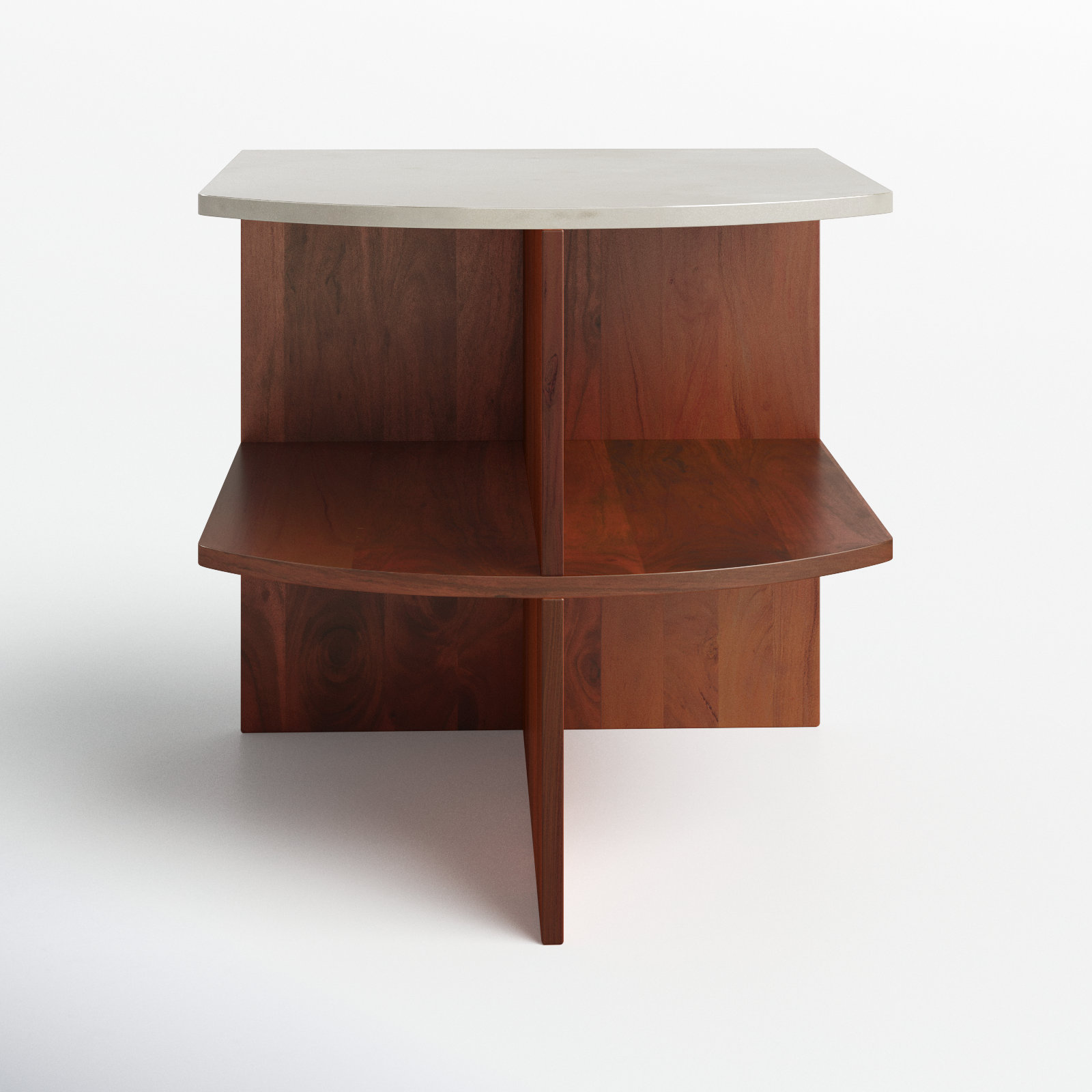 Joss & Main Gaston 20" Half Round Side Table | Joss & Main