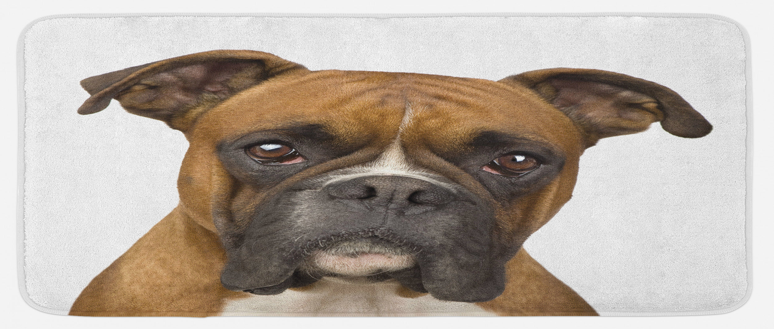 East Urban Home Boxer Dog Kitchen Mat | Wayfair