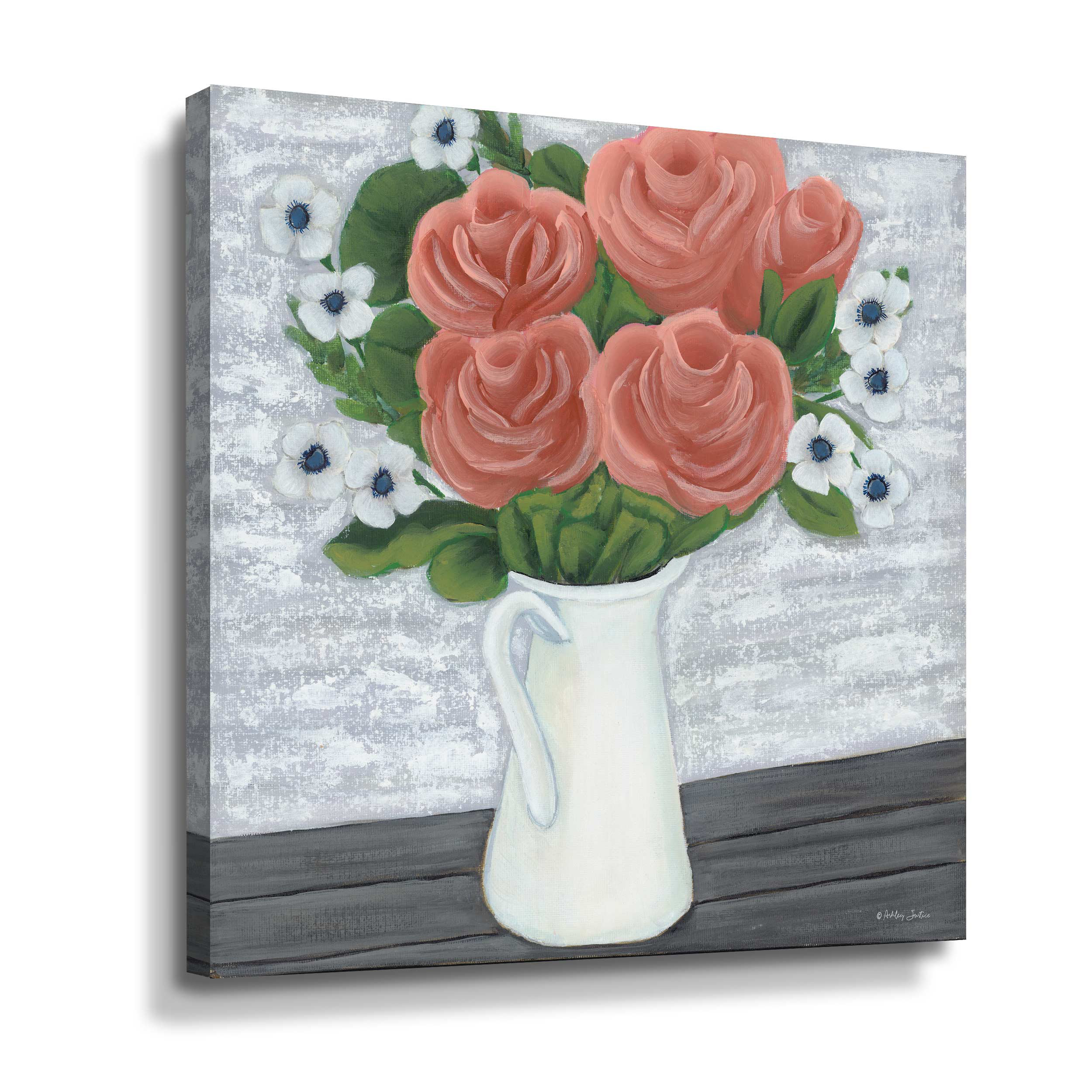 Winston Porter Hello Spring - Painting on Canvas | Wayfair