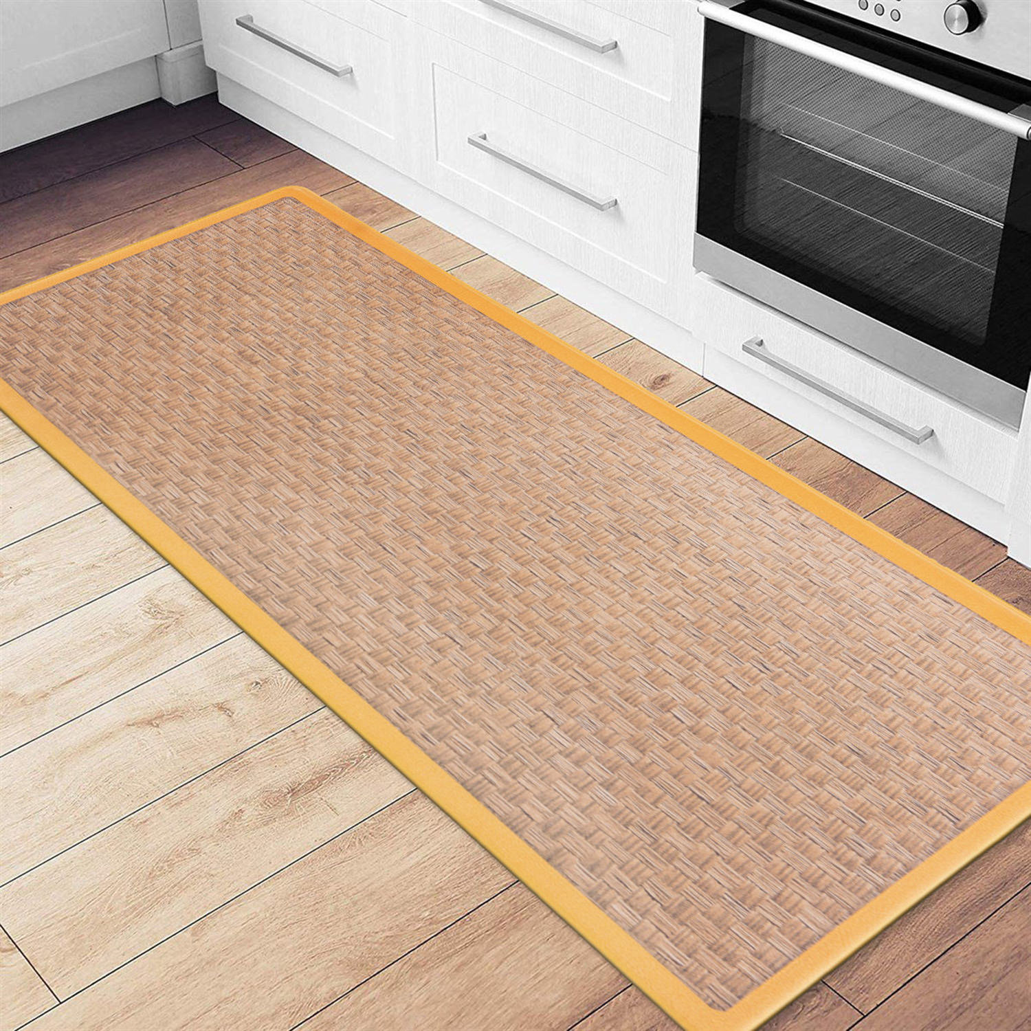 Wade Logan Aizhan Natural Border Anti-Fatigue Standing Mat - Wayfair Canada