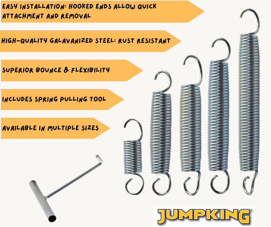 Jumpking Heavy Duty Trampoline Springs Various Sizes for Trampolines ...