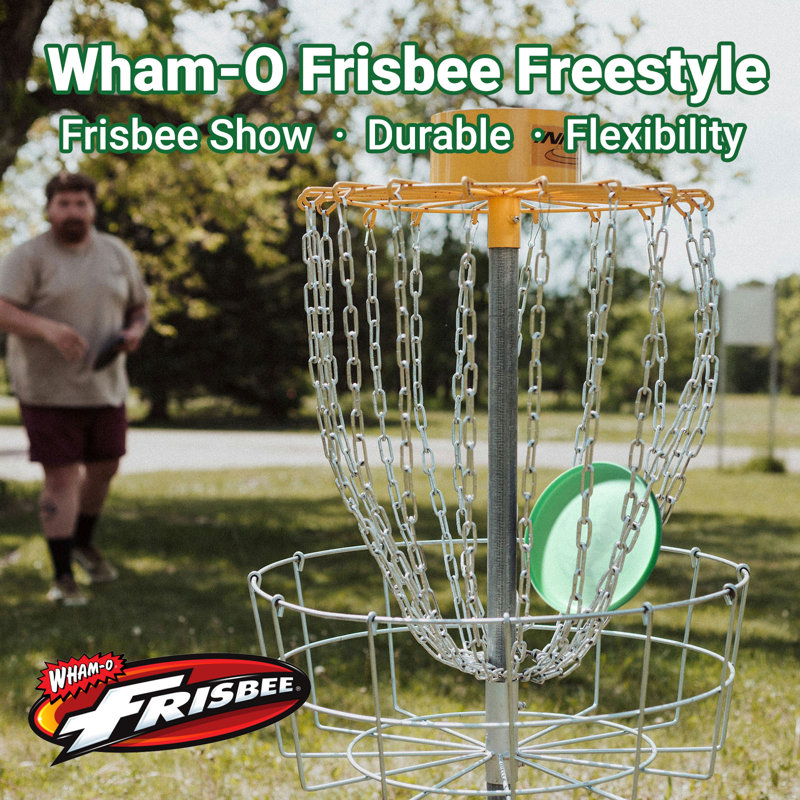 Wham-O Frisbee Freestyle Disc 160g, 10.5 Inch, Durable and Flexible PE ...