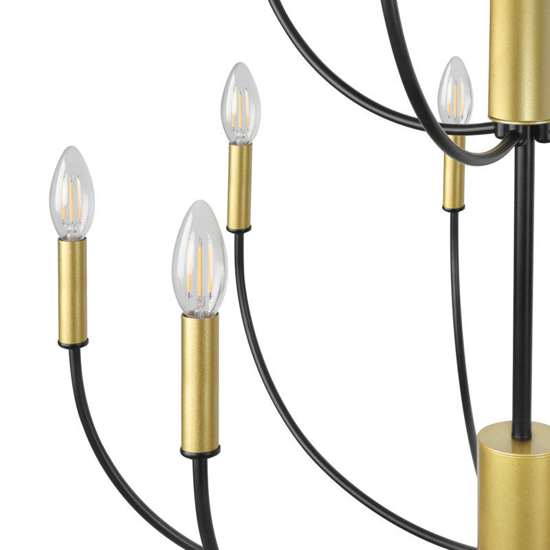 Gracie Oaks Sabata 12 - Light Dimmable Classic / Traditional Chandelier ...