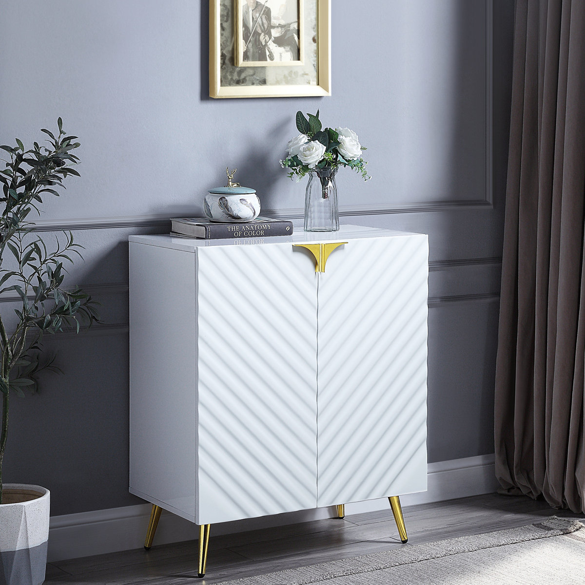 Mercer41 Gaines Console Table Wood Console Table Entryway Table Modern ...