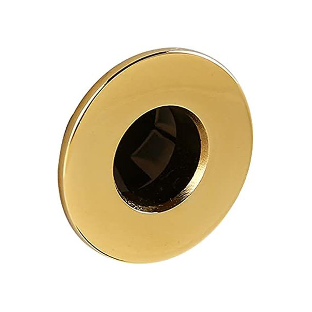 Greenspring Sink Basin Trim Overflow Cover Brass Insert In Hole Round ...