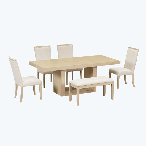 Joss & Main Breanne 6 - Piece Pedestal Dining Set - Wayfair Canada