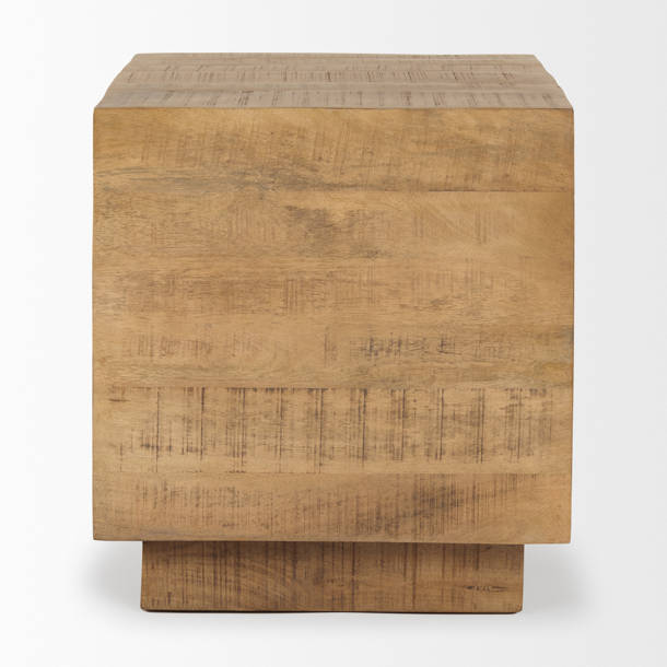 The Twillery Co.® Stalbridge Solid Wood Block End Table & Reviews | Wayfair