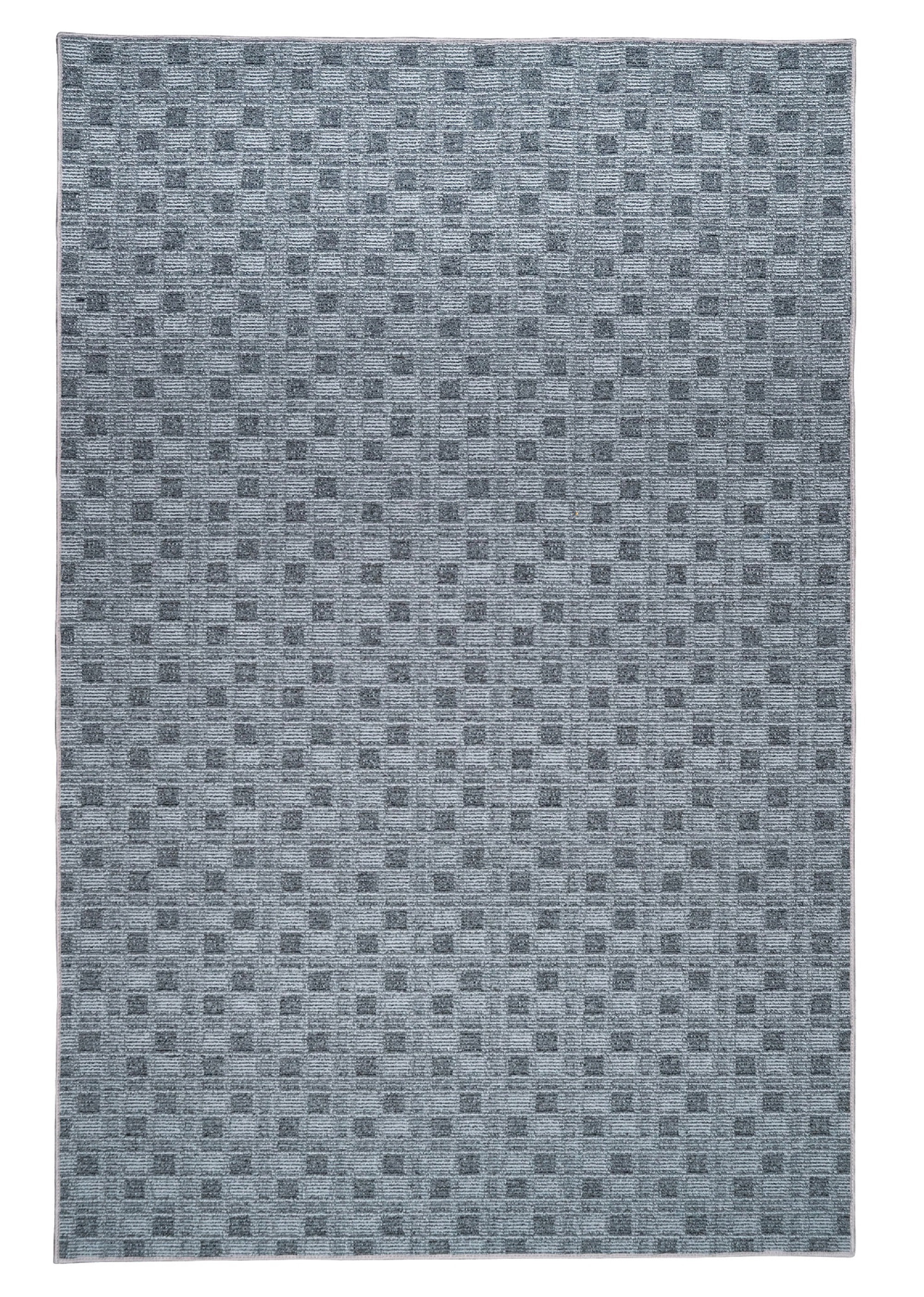 Latitude Run® Abstract Indoor/Outdoor Commercial Color Rug - Gray | Wayfair