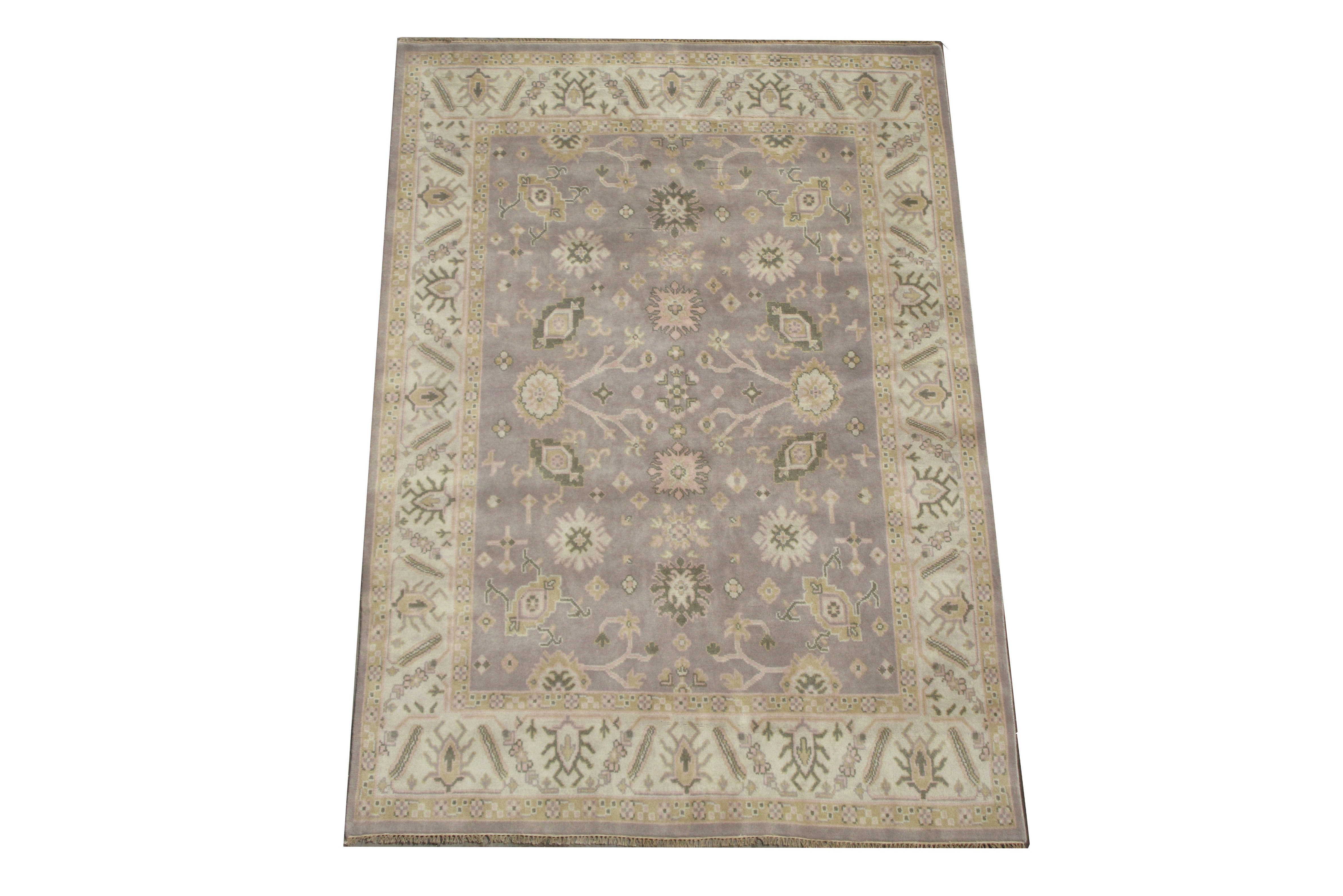 Kalili Rugs 8X10 Gray Oushak Area Rug | Wayfair