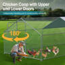 Tucker Murphy Pet™ Large Metal Chicken Coop With Galvanized Hardware ...