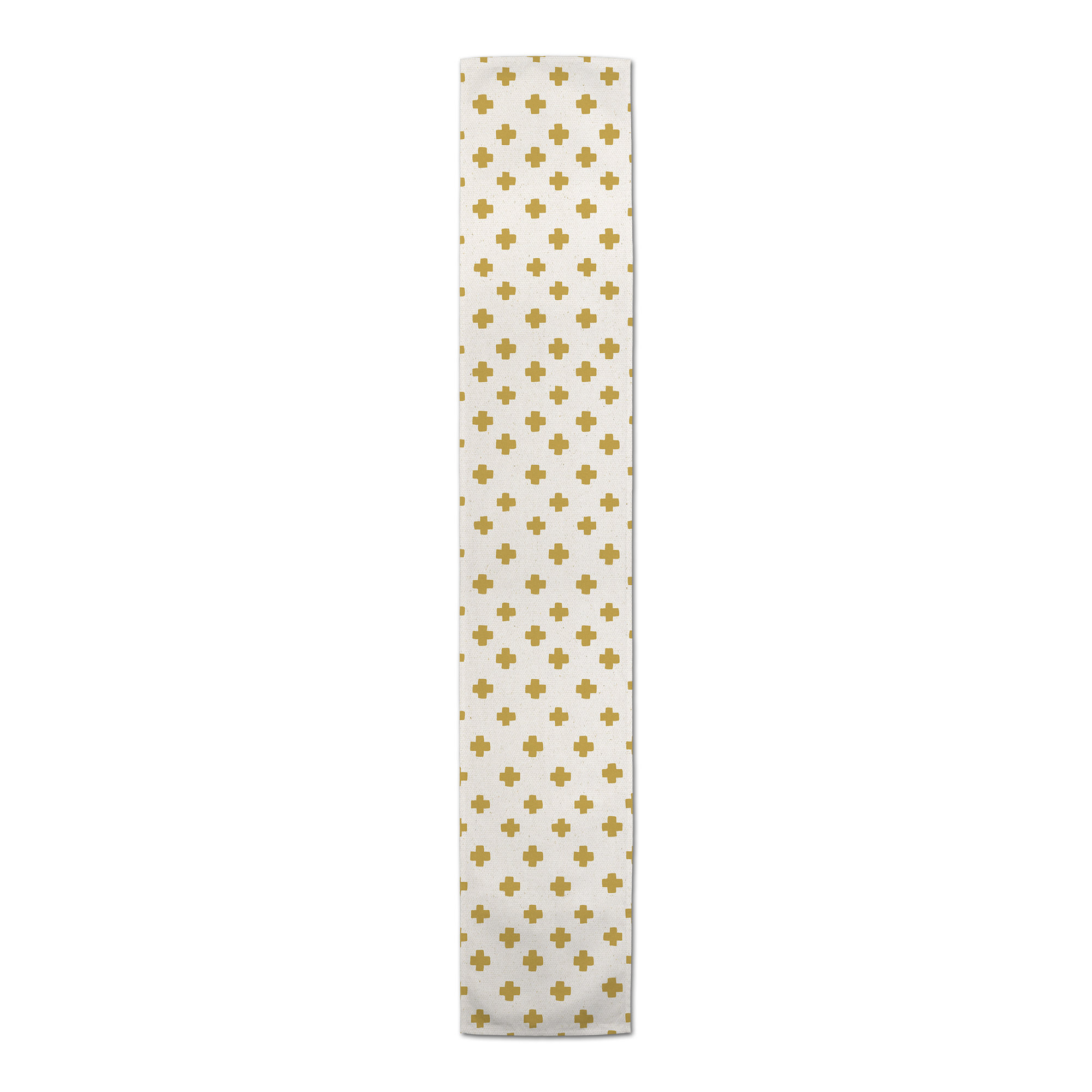 Foundry Select Cross Pattern Blue 5 Table Runner | Wayfair