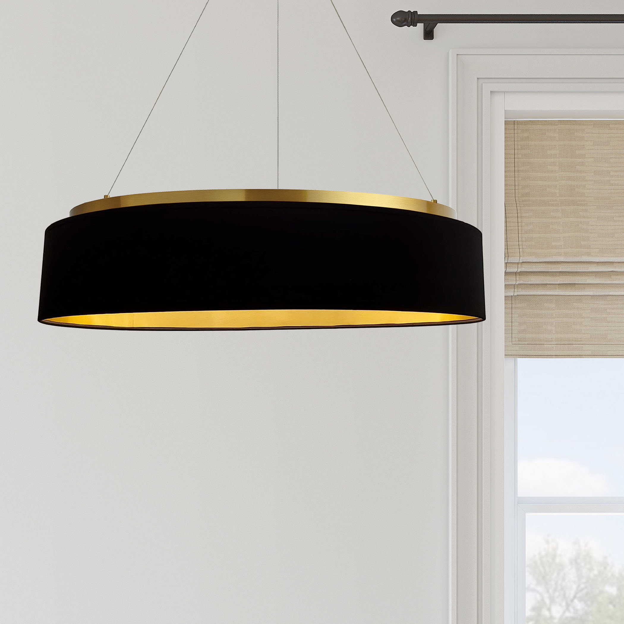 Wade Logan® Brackeen 1 - Light Drum LED Chandelier | Wayfair