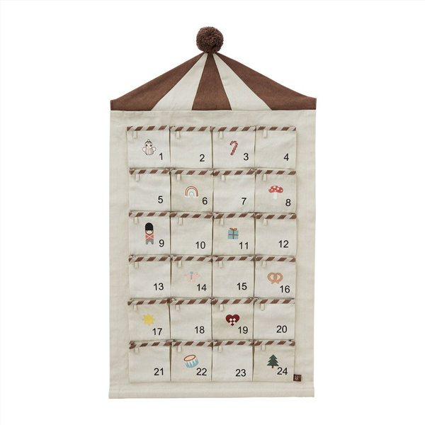 OYOY USA Circus Christmas Calendar Wall Hanging | Perigold