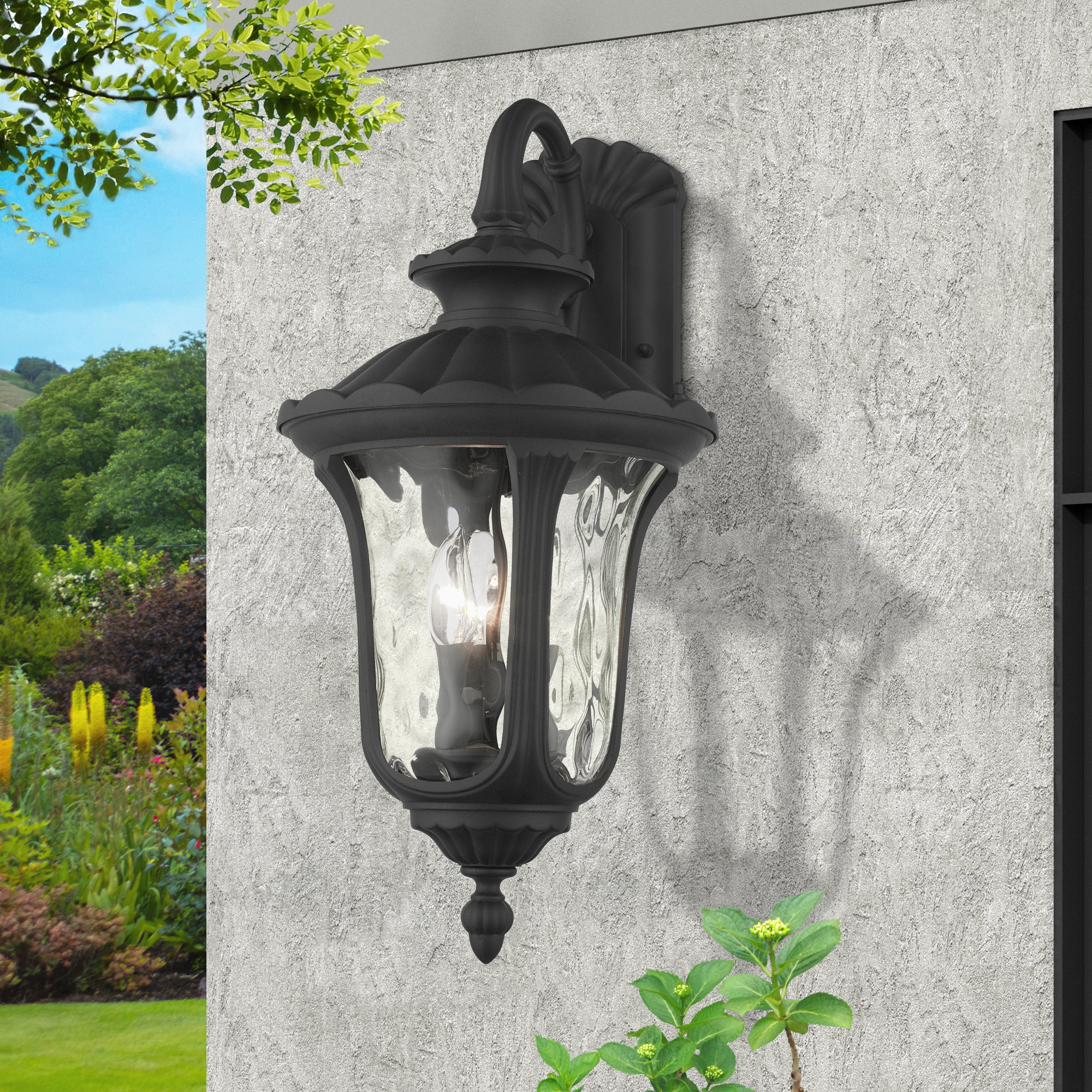Lark Manor™ Amiliano Imperial Bronze 3-Light 28 H Hardwired Outdoor ...