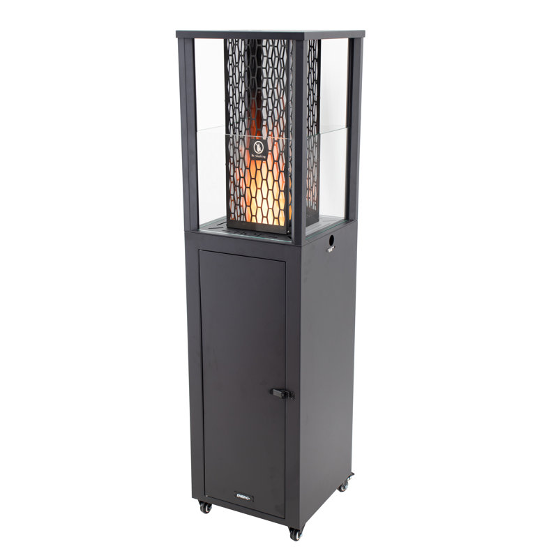 EnerG+ Wood Pellet Standing Patio Heater | Wayfair