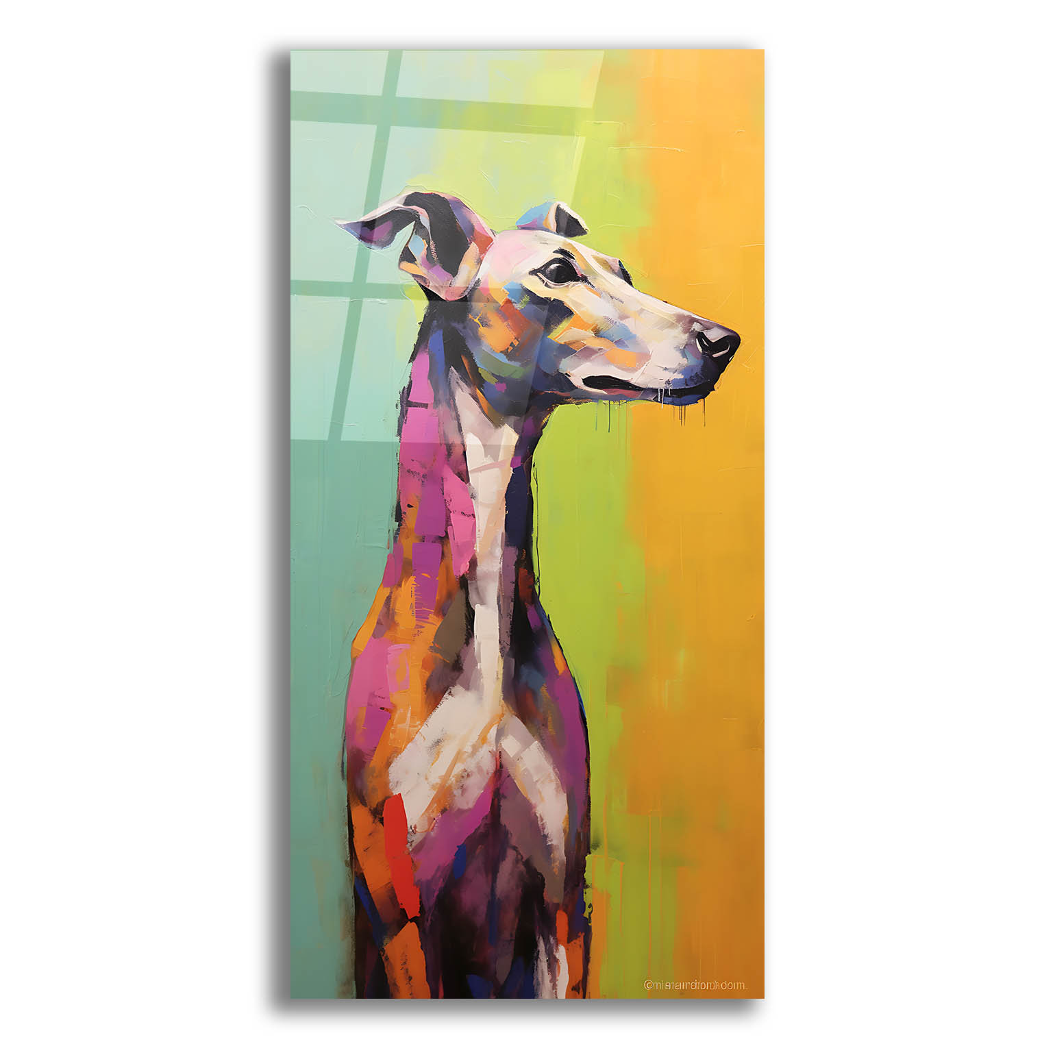 Lark Manor™ 'Greyhound 8' by Sean Parnell Acrylic Glass Wall Art | Wayfair