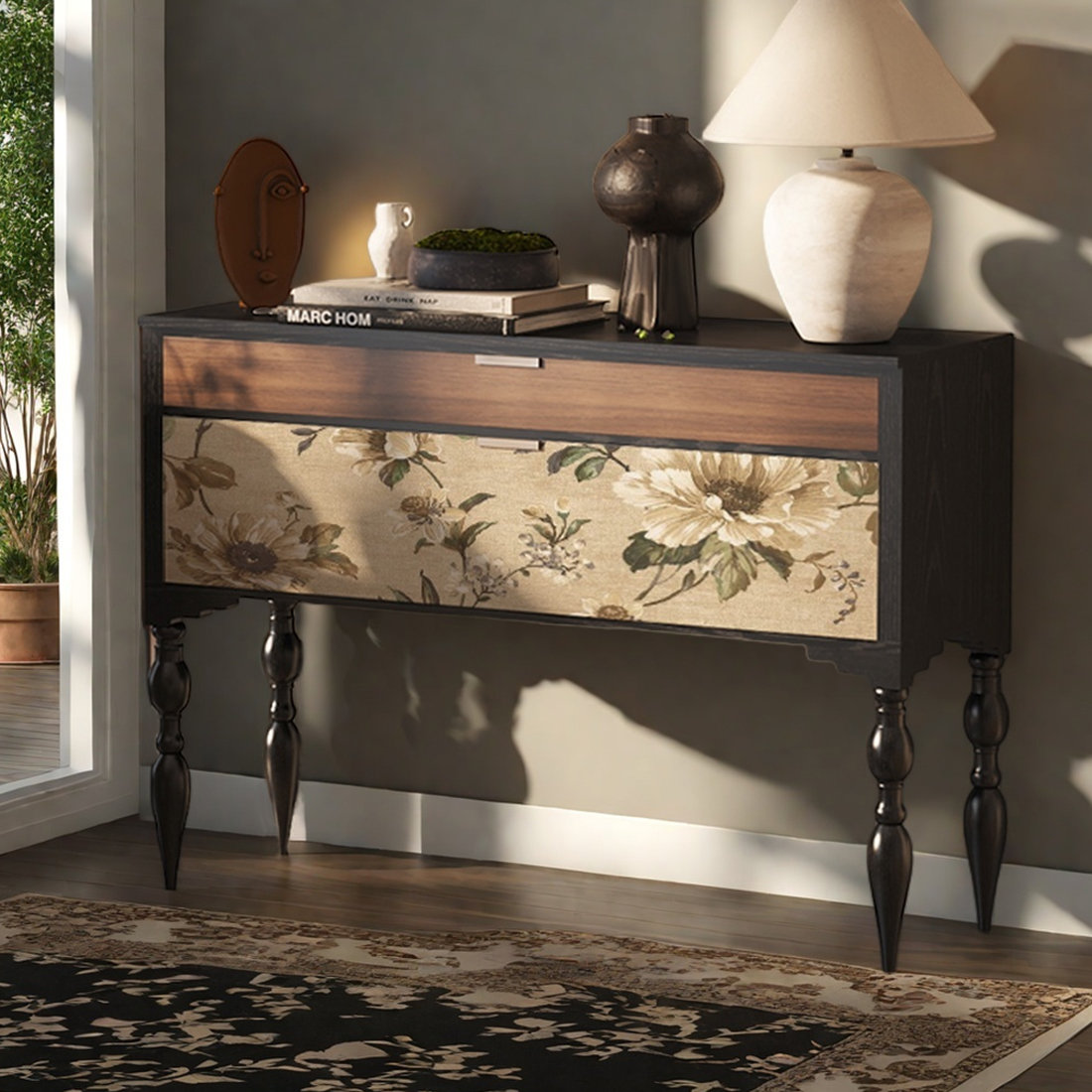 INVOJU Artistic solid wood drawers decorate accent chest | Wayfair