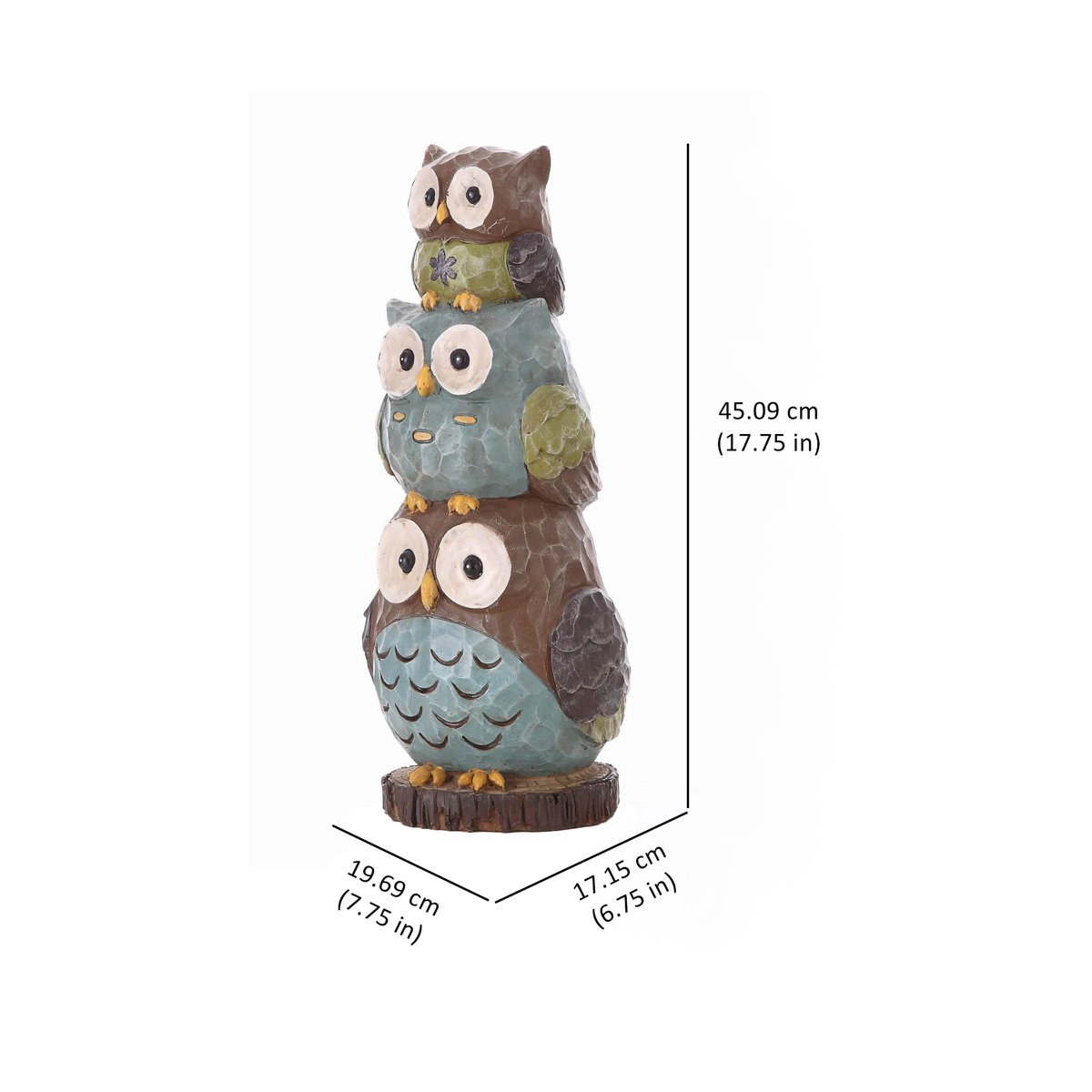 Hi-Line Gift Ltd. Stacking Owls Statue & Reviews - Wayfair Canada