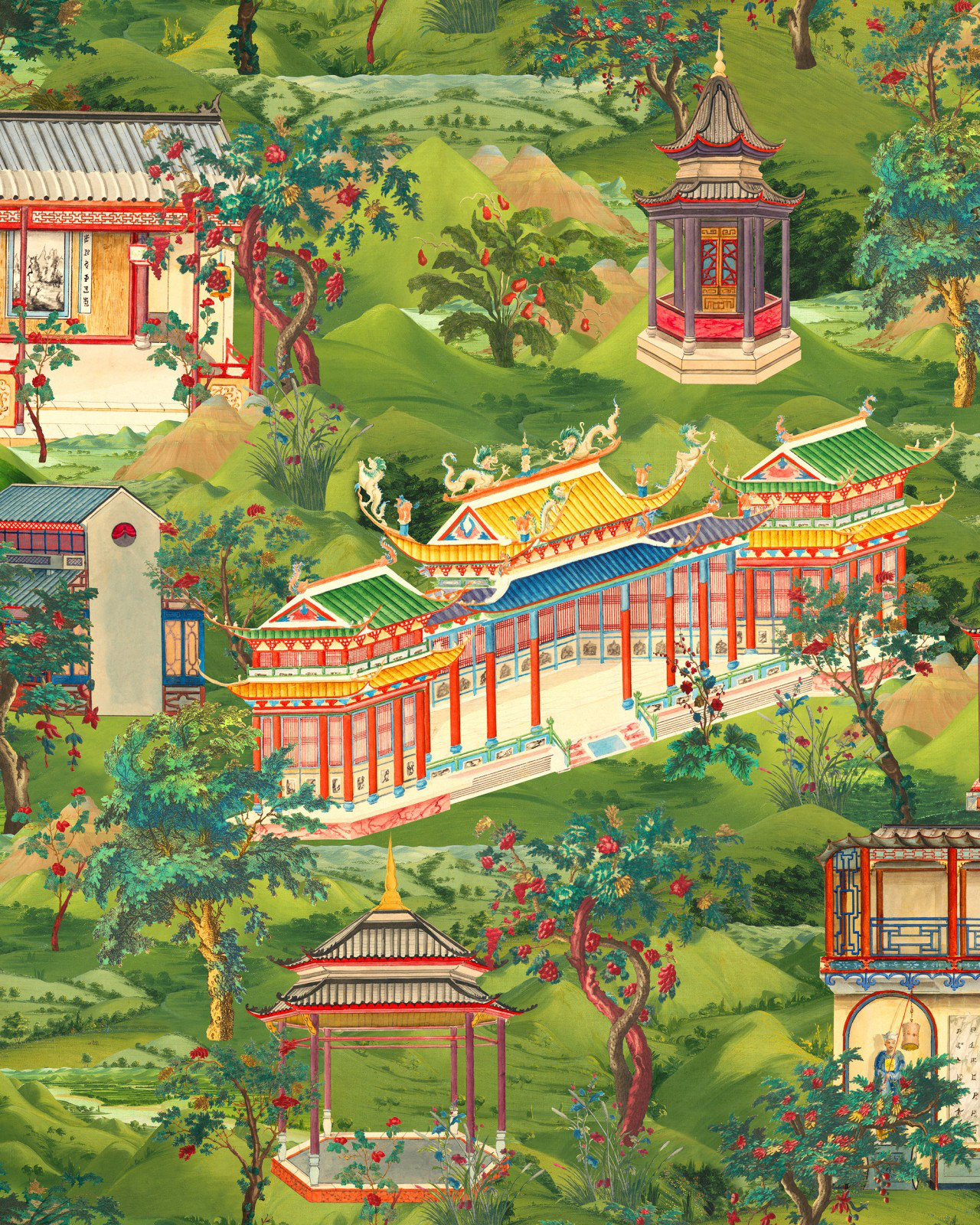 Chinese Garden Wallpaper 4k