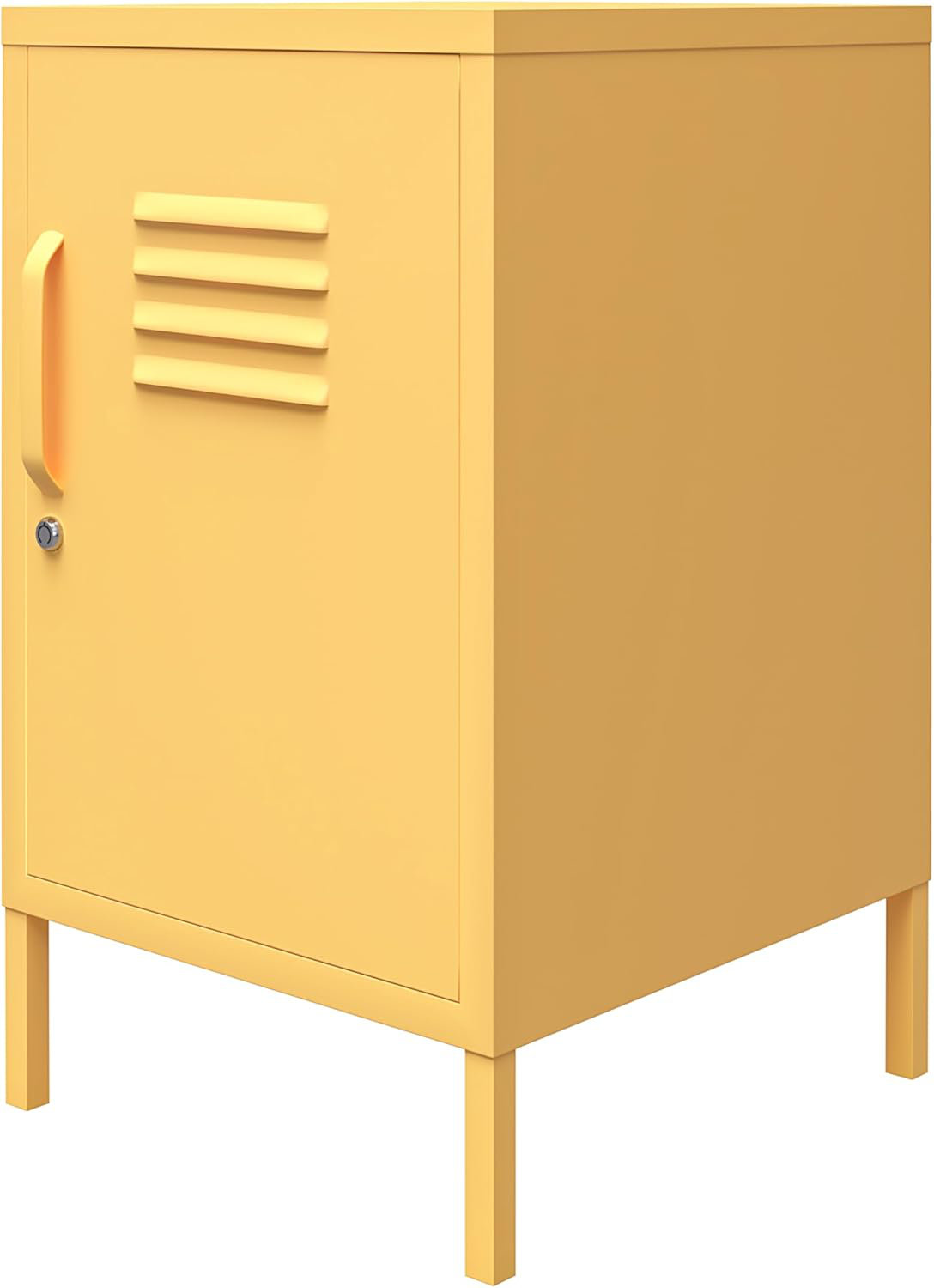 17 Stories Novogratz Cache Metal Locker-Style Living Room End Table ...