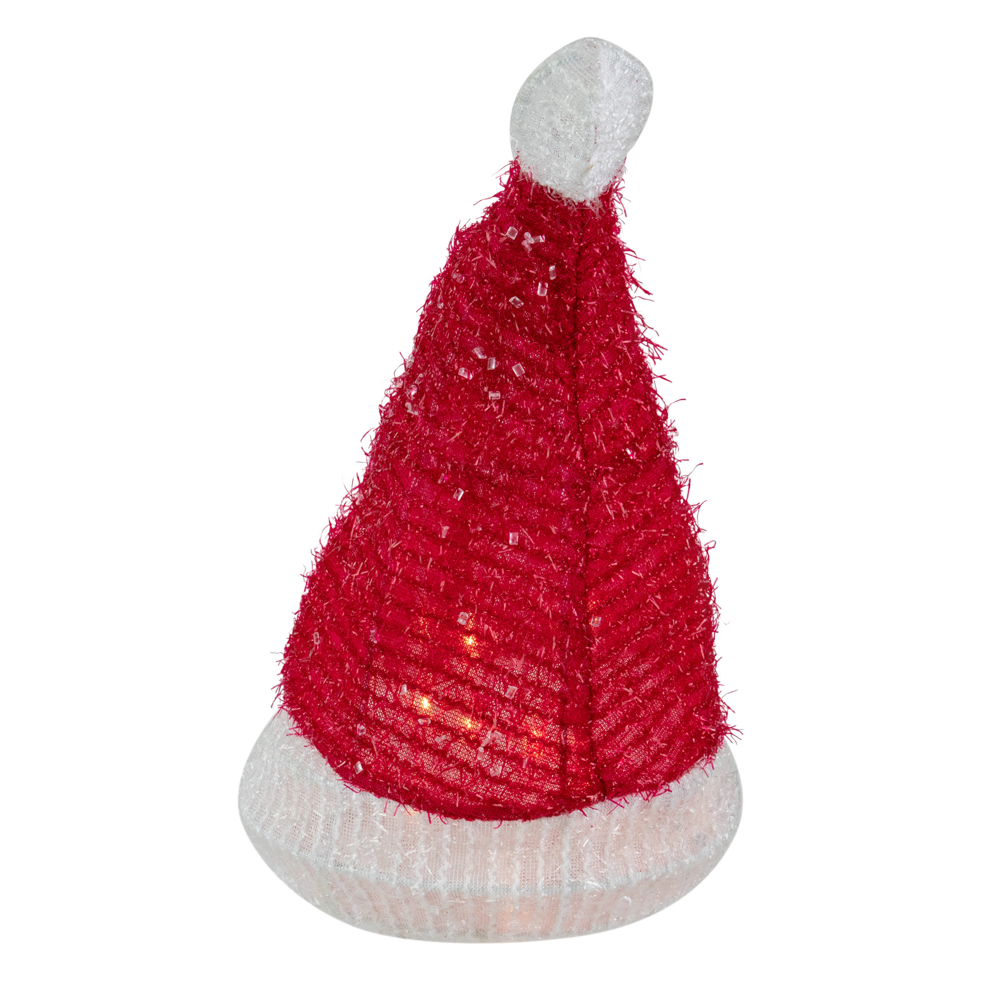 Northlight Seasonal 12.25" Lighted Santa Hat Christmas Tree Topper ...
