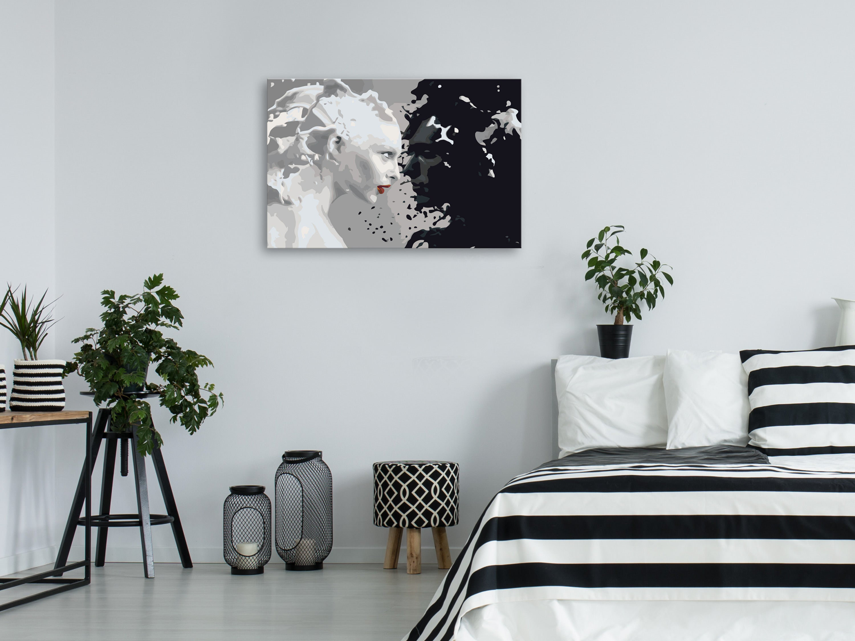 Latitude Run® Paint By Numbers Kit - Black & White - Wayfair Canada