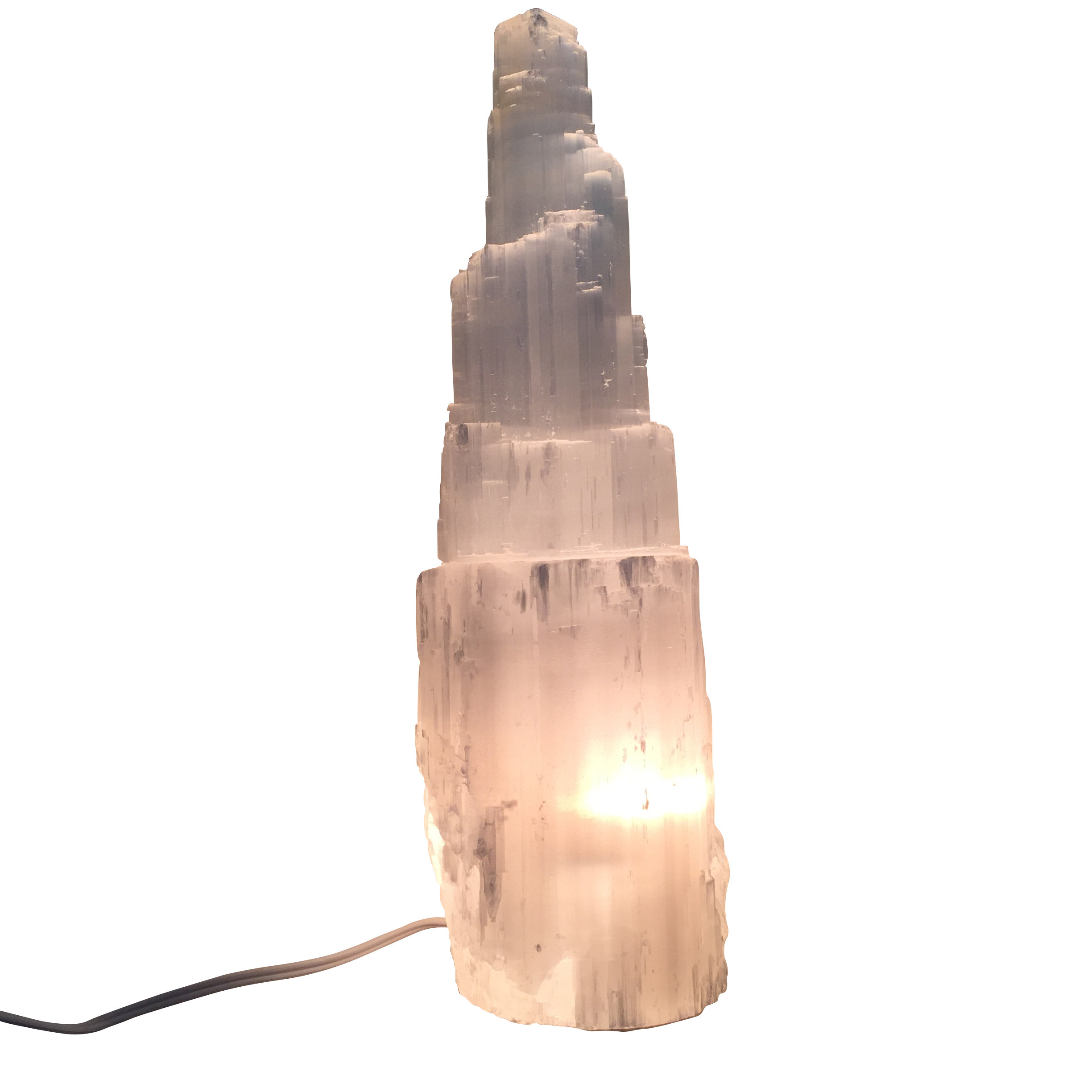 Cuarto Astral Selenite Skyscraper 8 lbs Salt Lamp | Wayfair