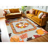 The Holiday Aisle® Washable Thanksgiving Fall Season Holiday Rug | Wayfair