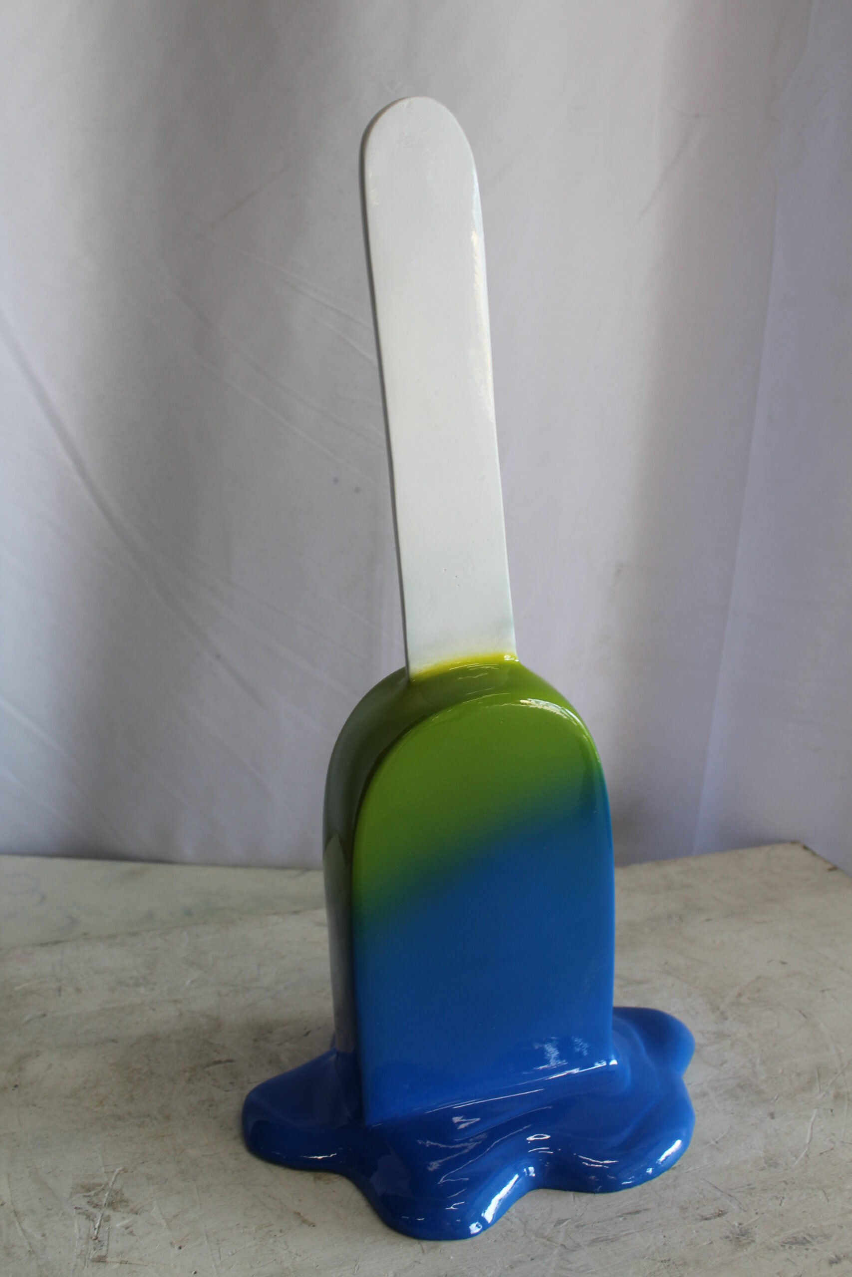 Orren Ellis Kemely Abstract & Geometric Green and Blue, Giant Popsicle ...