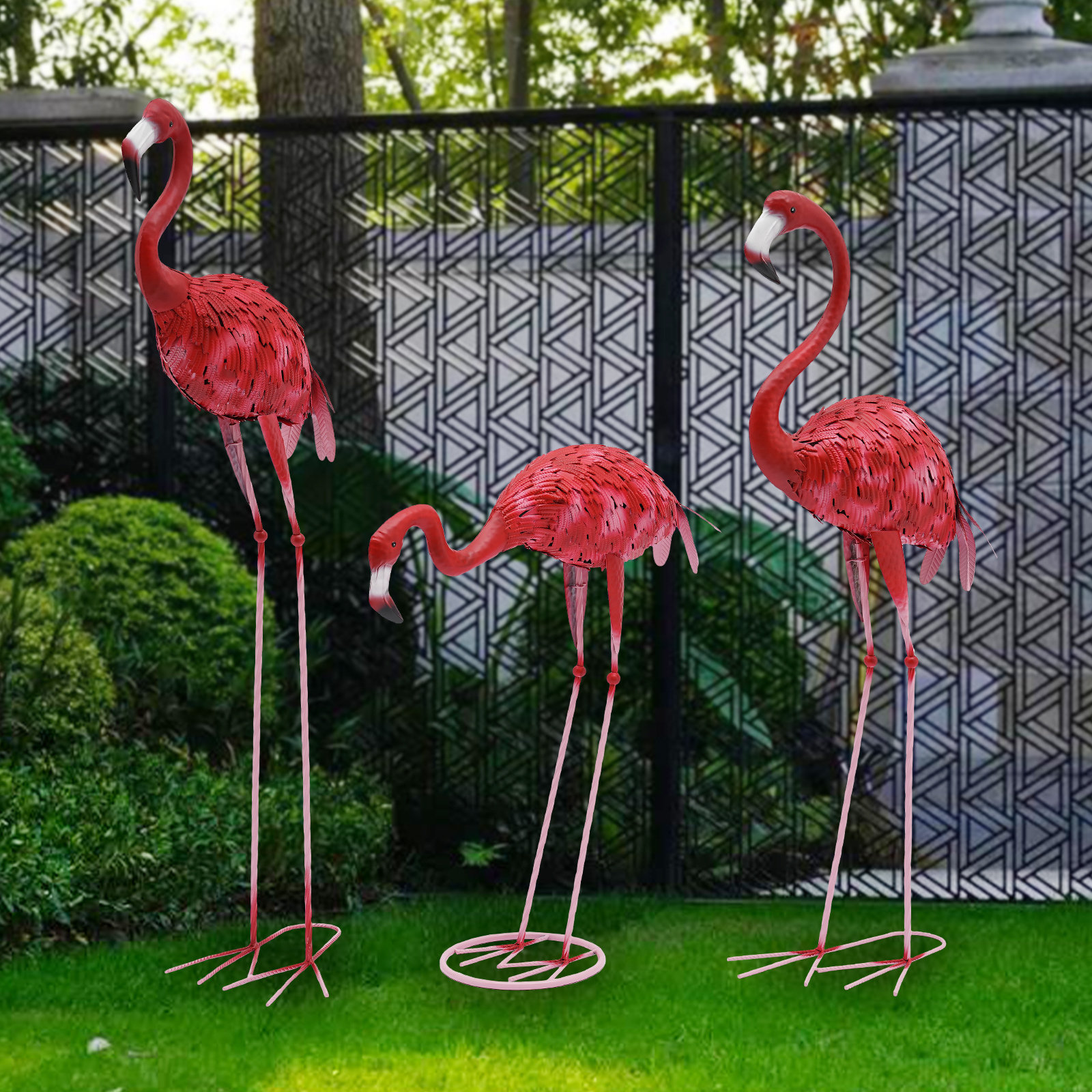 Bayou Breeze Mithelash Birds Metal Garden Statue & Reviews - Wayfair Canada